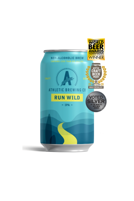 Athletic Brewing — Run Wild IPA, Non-Alcoholic Beer (6-pack) – A Fresh Sip
